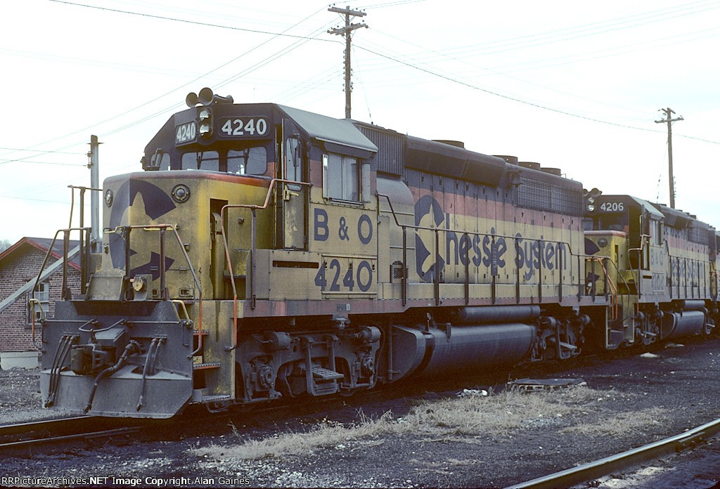 B&O GP40-2 4240